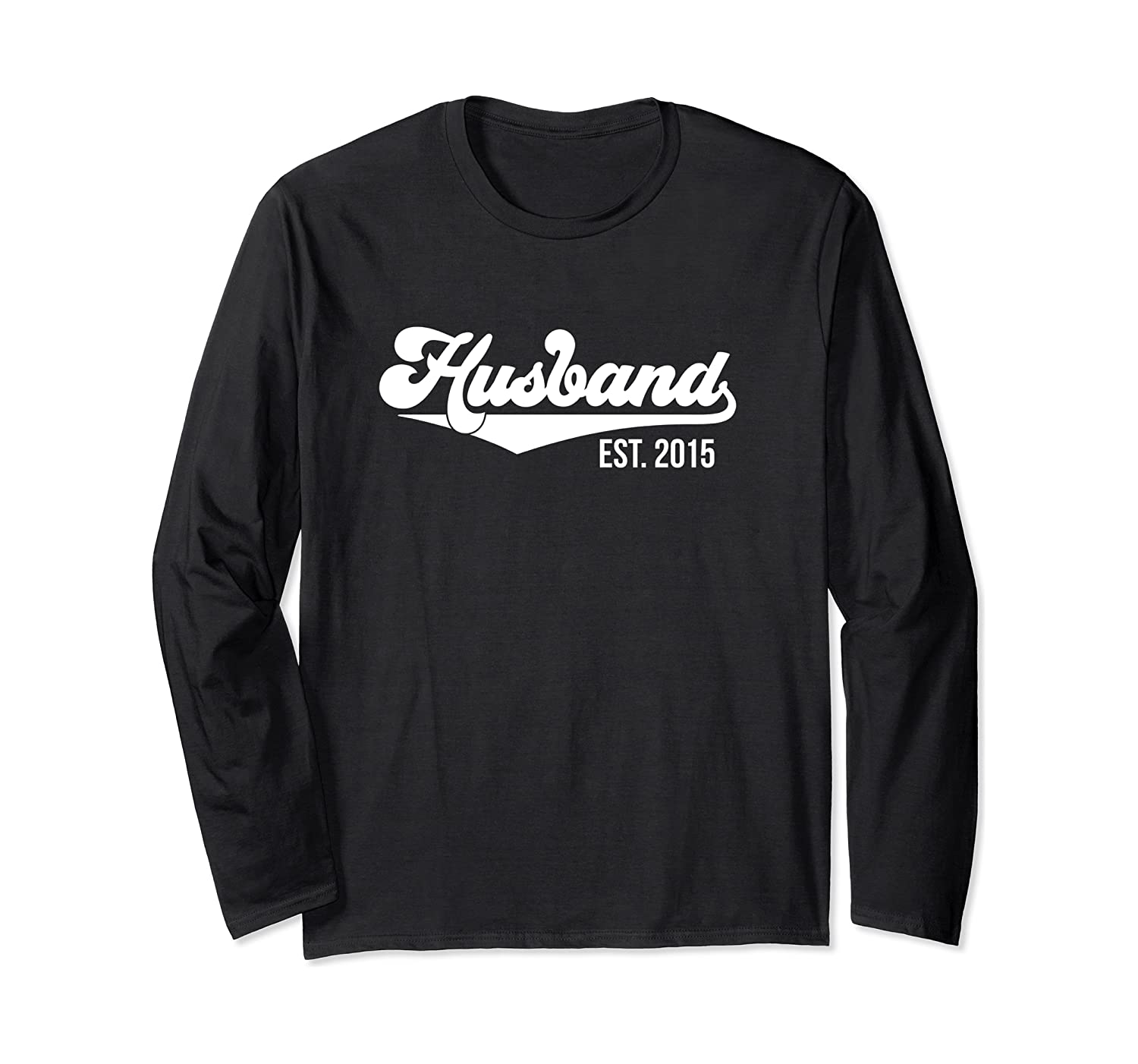 5th-wedding-anniversary-husband-est-2015-gift-long-sleeve-t-shirt
