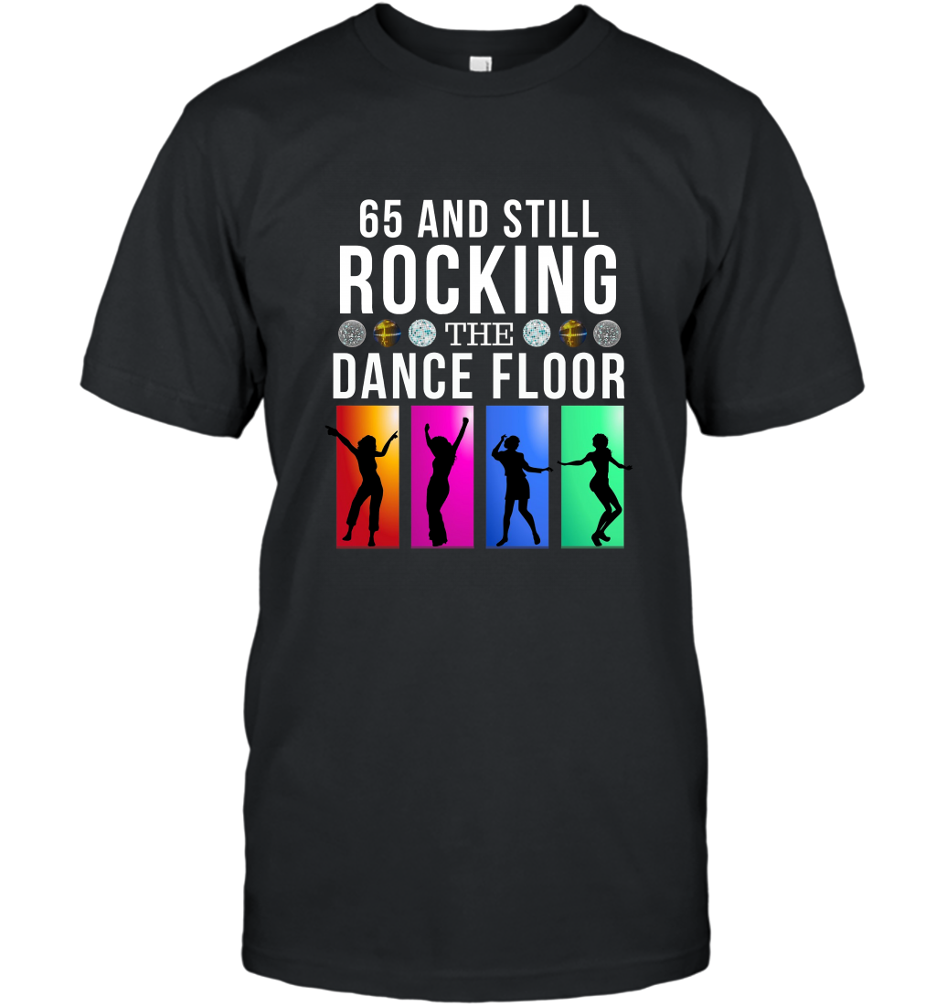 65th Birthday Gift 65 Year Old Rocking Dance Floor T shirt