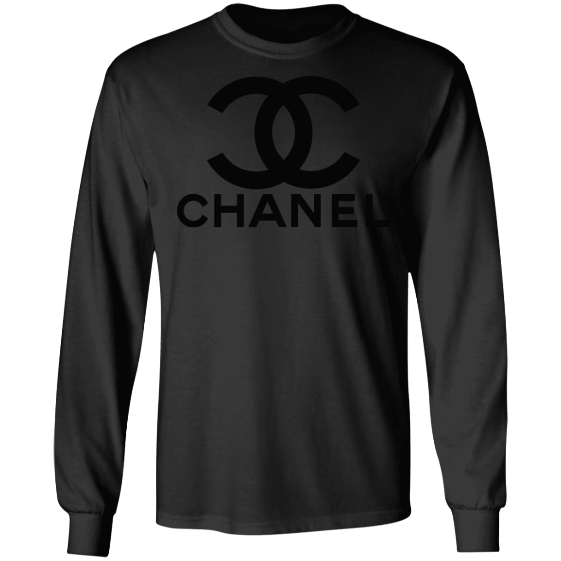 Logo Chanel Black T Shirt Ls T Shirt Logo Chanel Black T Shirt Ls T Shirt